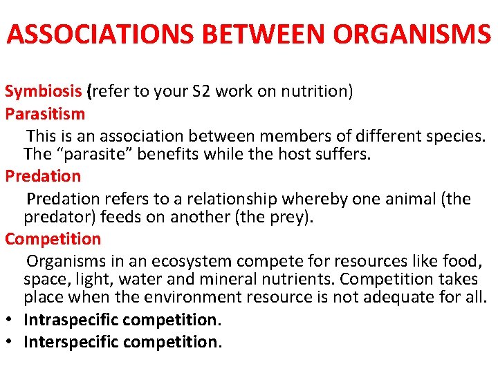 ECOLOGY COMPONENTS OF THE ECOSYSTEM ABIOTIC FACTORS Climatic