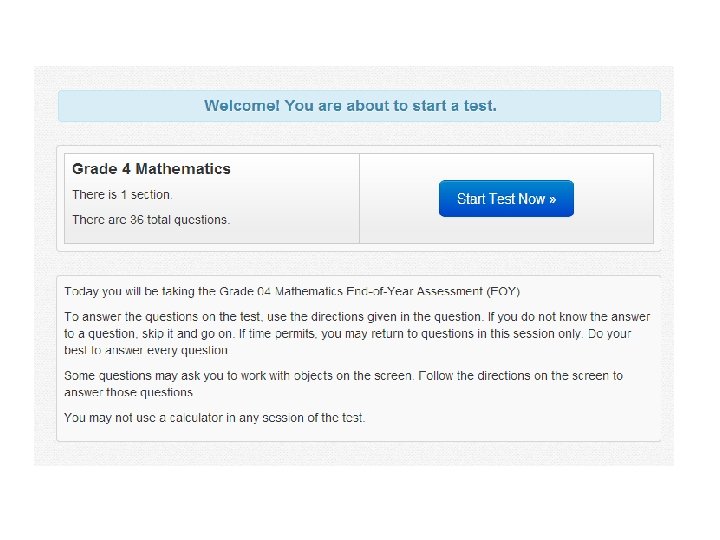 Understanding PARCC PARCC Overview EndofYear EOY PerformanceBased ...