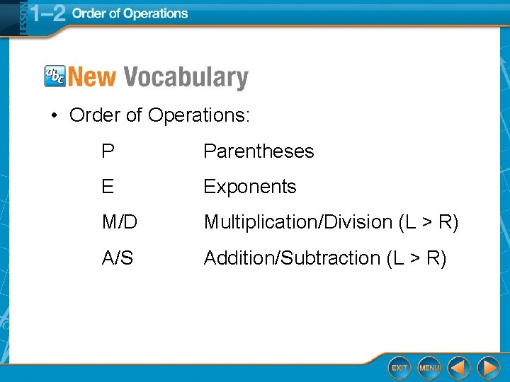 Content Standards A SSE 1 b Interpret complicated