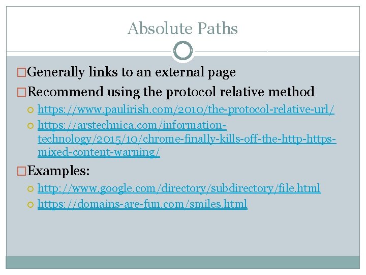 Chapter 6 and 7 Objectives Introduce different linking