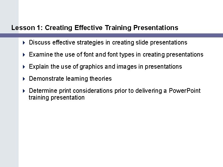ca Big Training Boot Camp Power Point Basics