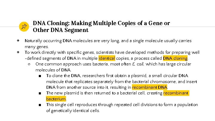 Chapter 13 The Molecular Basis of Inheritance Concept