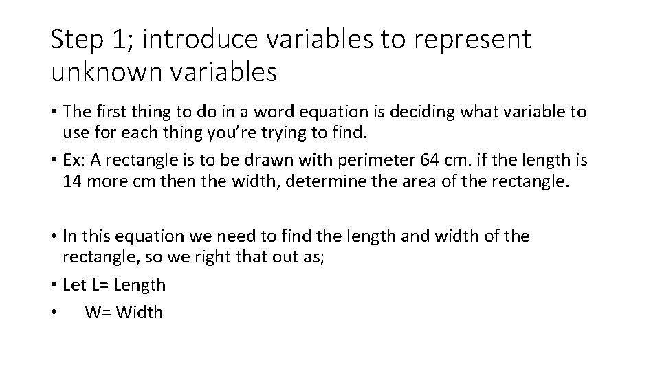 Sentence to equation Week 18 blog post What
