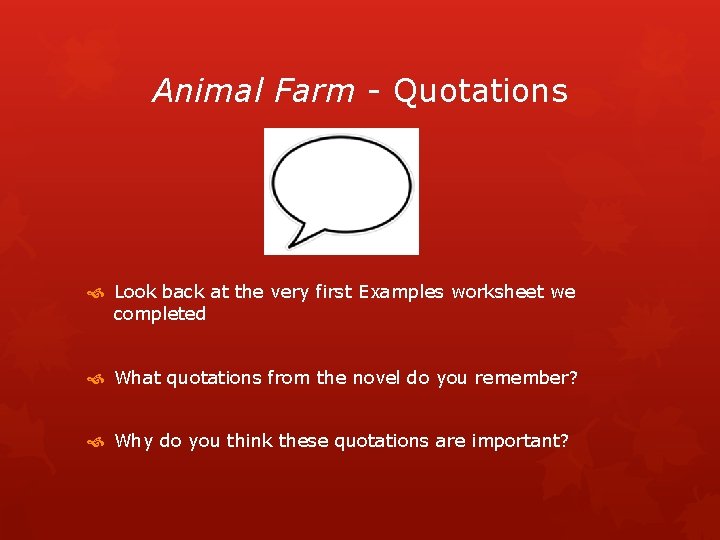 Animal Farm By George Orwell Background Many of