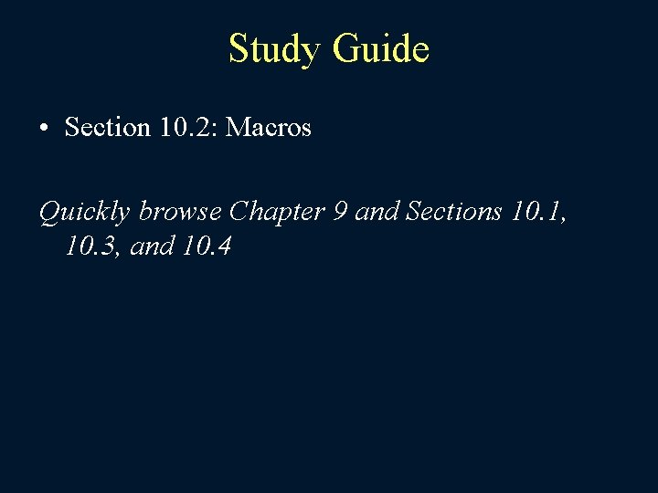 CS 2422 Assembly Language System Programming October 31