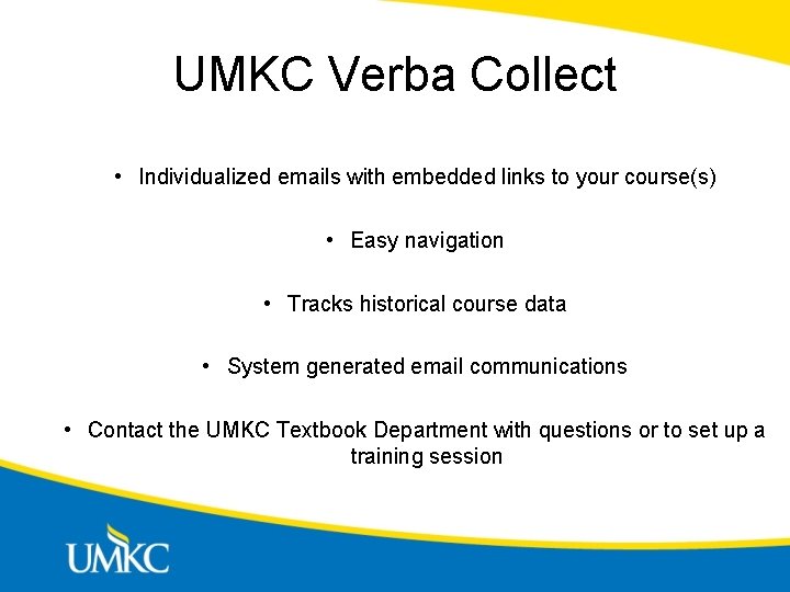 Owned and Operated by UMKC All profits are