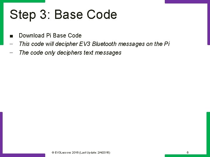 Bonus EV 3 Programming Lessons LEGO MINDSTORMS and