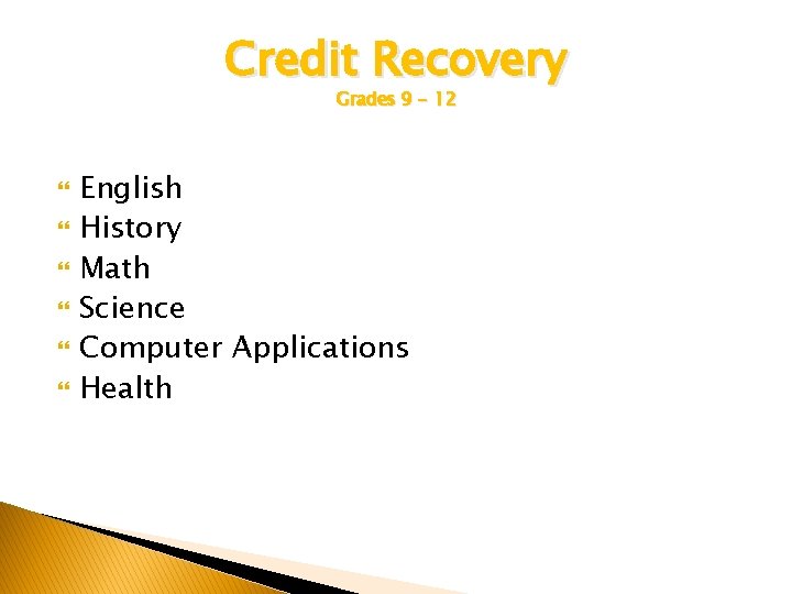 Best Classroom Practices As implemented by the Graduation