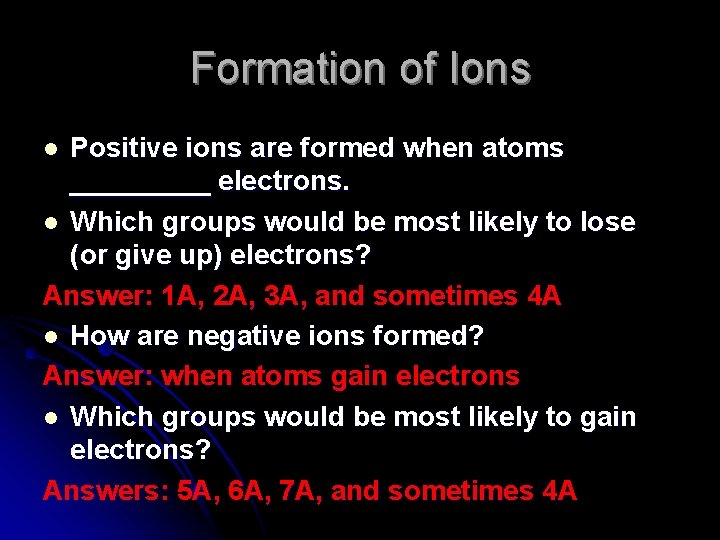 Chapter 8 Ionic Compounds Define chemical bond Describe