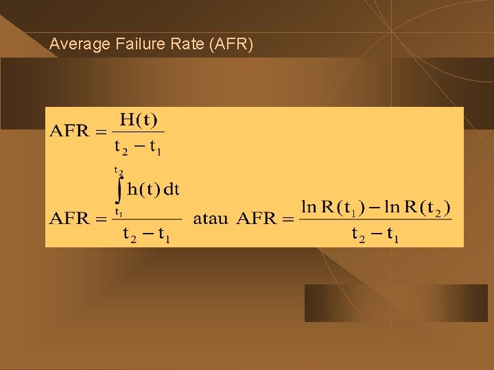 KONSEP RELIABILITY Rt 1 Ft dimana Ft Probalitity