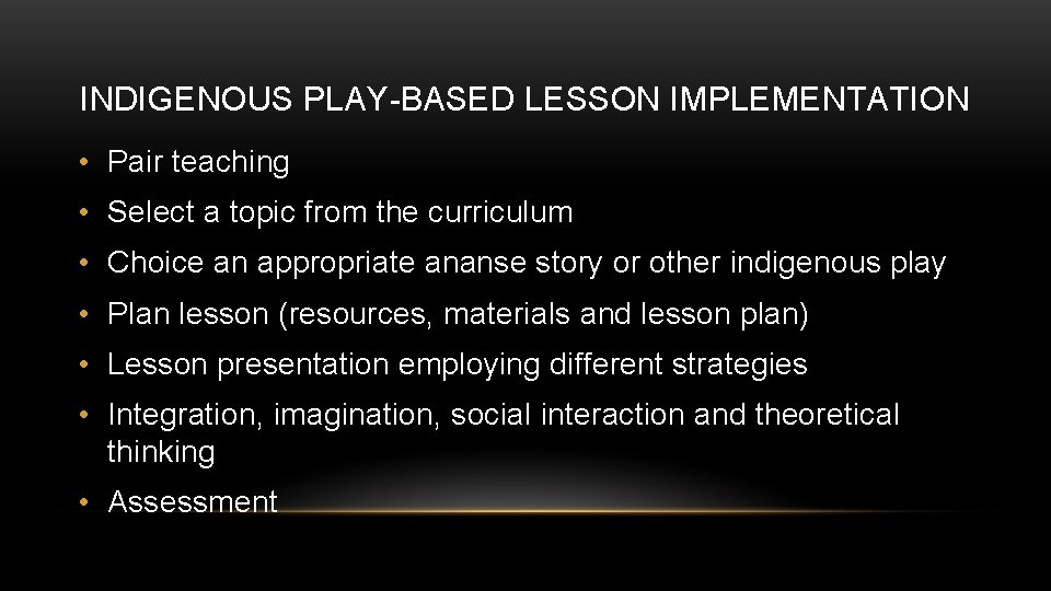 Enhancing Ghanaian kindergarten teachers implementation of indigenous ...