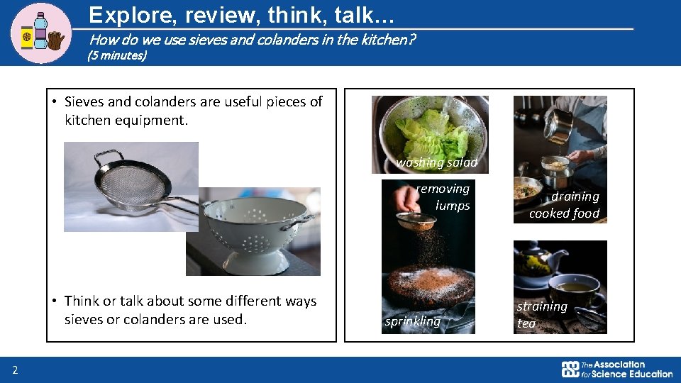 Properties and changes of materials Investigating reversible changes