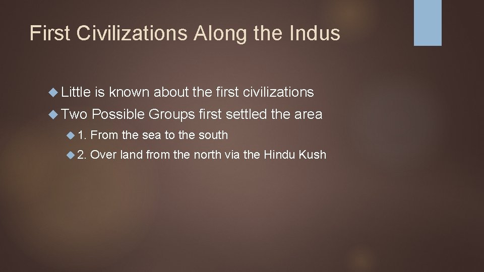 Indus River Valley Geography of the Indian Subcontinent