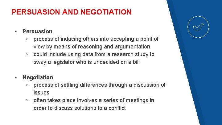 REVIEW 1 B RESOLVING OPPOSING POSITIONS REVIEWING AMERICAN