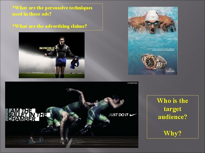 AUDIENCE in Advertisements Part One SB 2 7