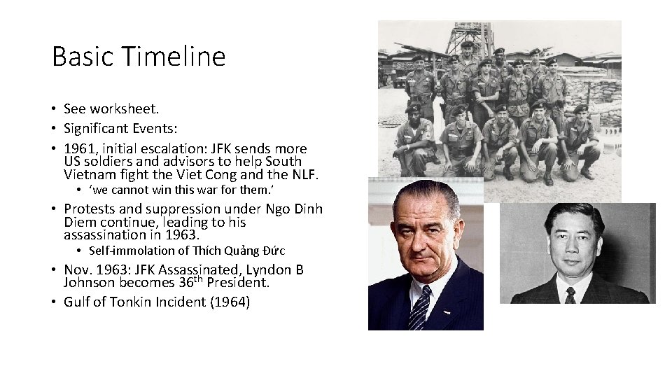 VIETNAM WAR Overview Part 1 STARTER Begin reading