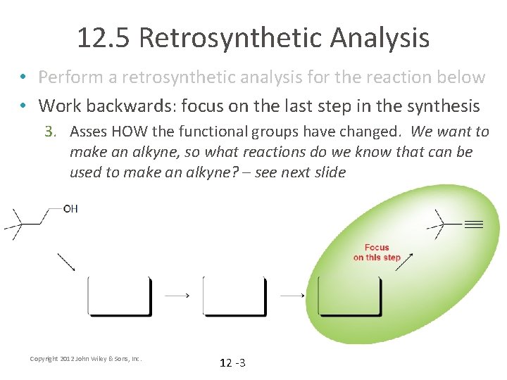 12 5 Retrosynthetic Analysis For more challenging complex