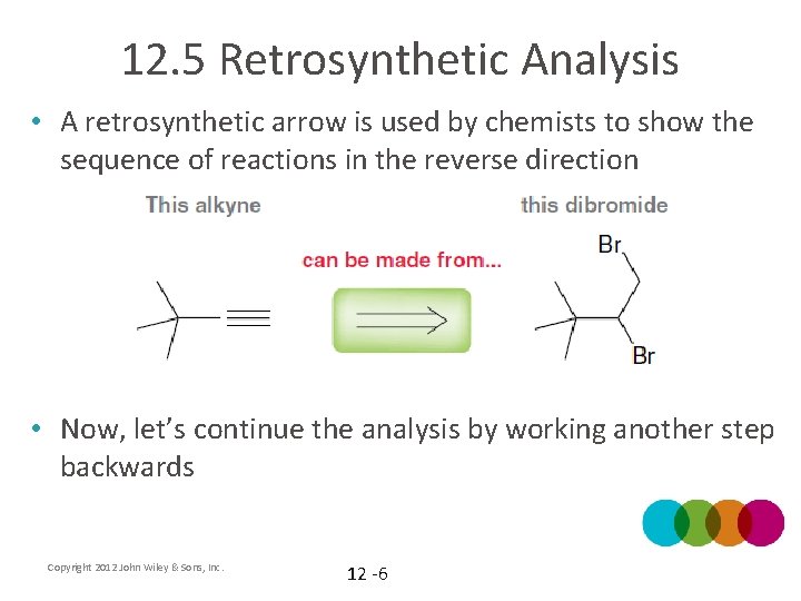 12 5 Retrosynthetic Analysis For more challenging complex