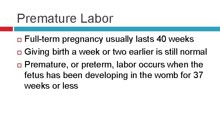 LABOR AND DELIVERY Chapter 6 1 The Progression