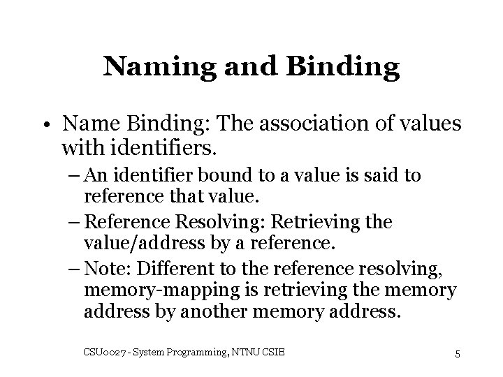 Linkers and Libraries Advisor Dr GwanHwang Lecturer CheSheng