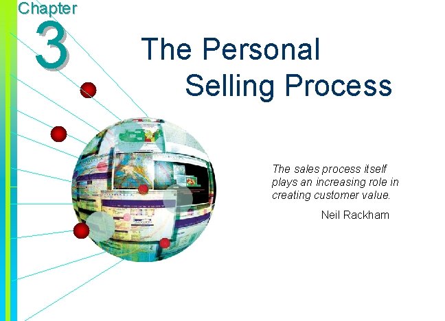 Chapter 3 The Personal Selling Process The sales