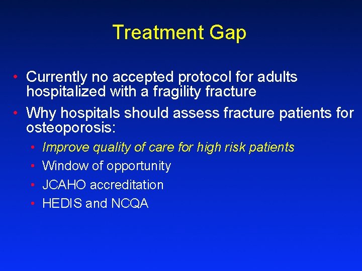 Captured Fracture Management Christine Simonelli MD Director Osteoporosis
