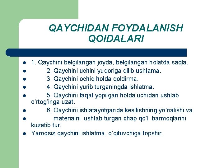 Qogozni ketmaket usullarda buklab maketlar yasash REJA l