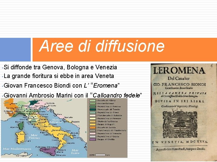 LABORATORIO DEL SEICENTO La nascita del romanzo e