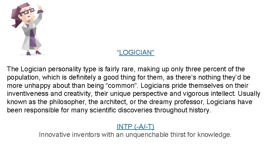 Who Are You Roadmap Take test Identify results