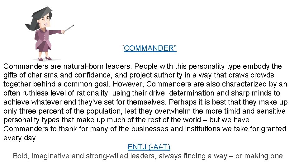 Who Are You Roadmap Take test Identify results