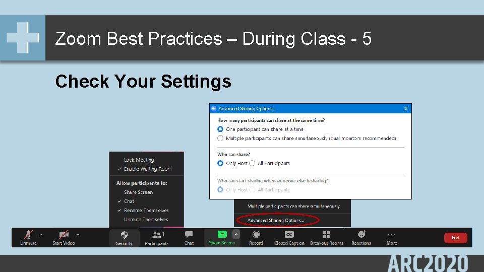 Zoom Best Practices Zoom Best Practices Overview Before
