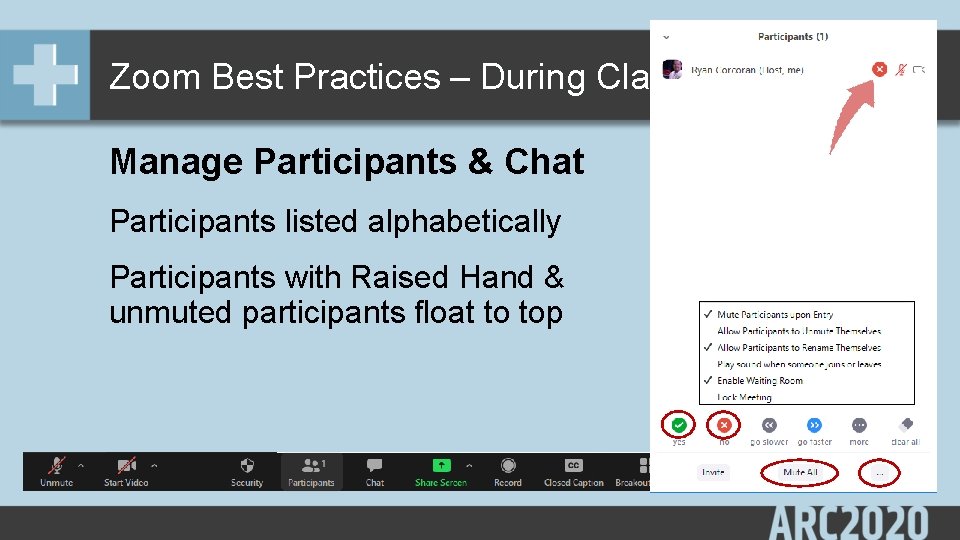 Zoom Best Practices Zoom Best Practices Overview Before
