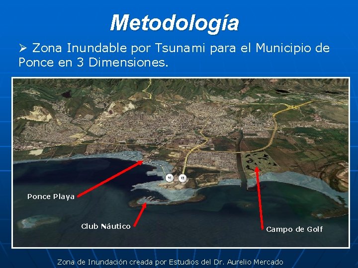 Mapa de Desalojo por Tsunami para el Municipio
