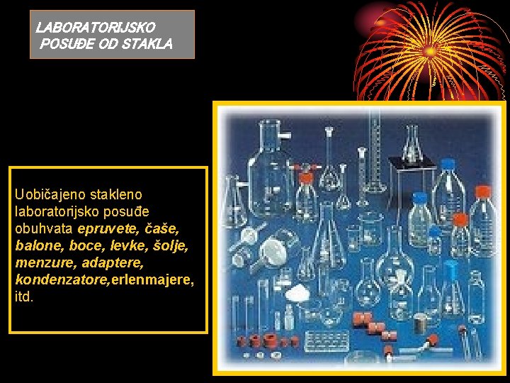 Uvod u laboratorijski rad OSNOVNA LABORATORIJSKA OPREMA I
