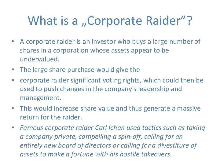 Corporate Finance Lecture 7 Dr Solt Eszter BME