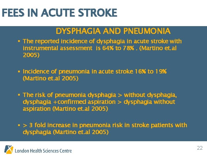 STROKE AND FIBEROPTIC ENDOSCOPIC EVALUATION OF SWALLOWING FEES
