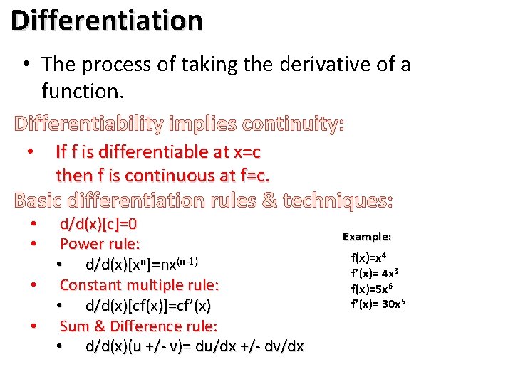 Calc AB Vocabulary Tips Tricks Horizontal Asymptotes Example