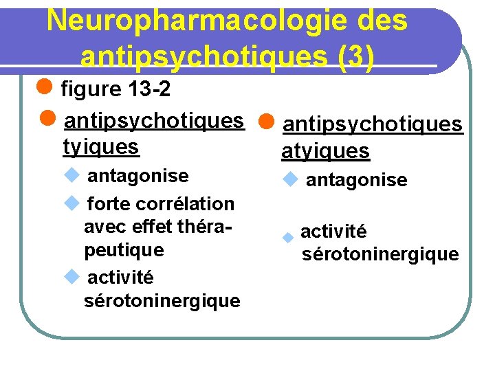 Le premier antipsychotique une cl 2 grandes familles