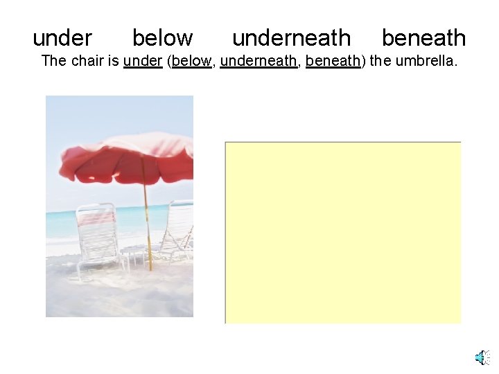 Prepositions of PlaceLocation Copyright 2012 Donna Barr All