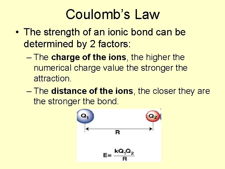 Bonding Ionic Bonds An attraction between anions and