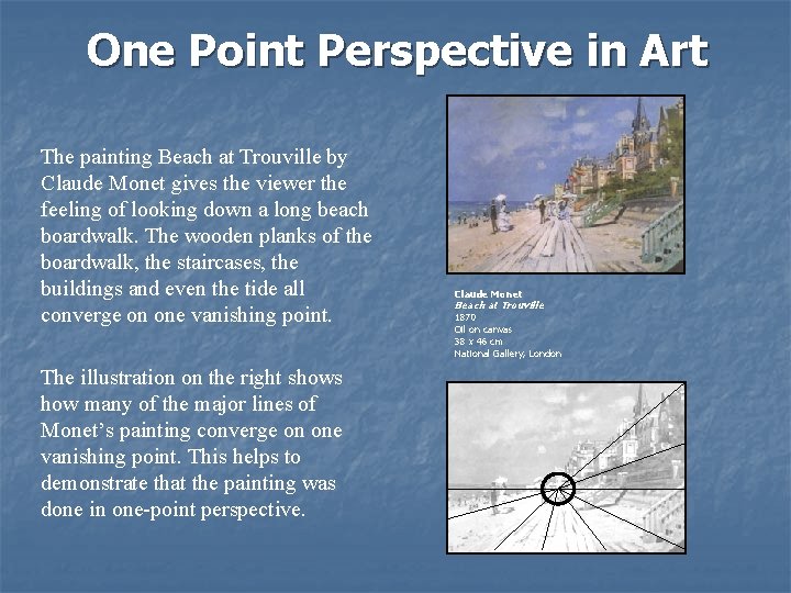 Perspective is a technique for representing 3 dimensional