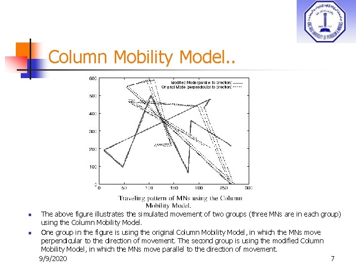 Mobile Ad hoc Networks COE 549 Mobility Models