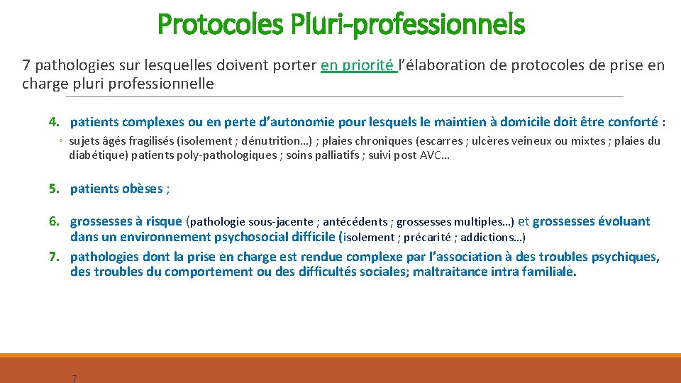 Protocoles PluriProfessionnels ERIC BALDY ASSURANCE MALADIE ...