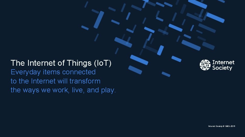 The Internet of Things Io T Everyday items