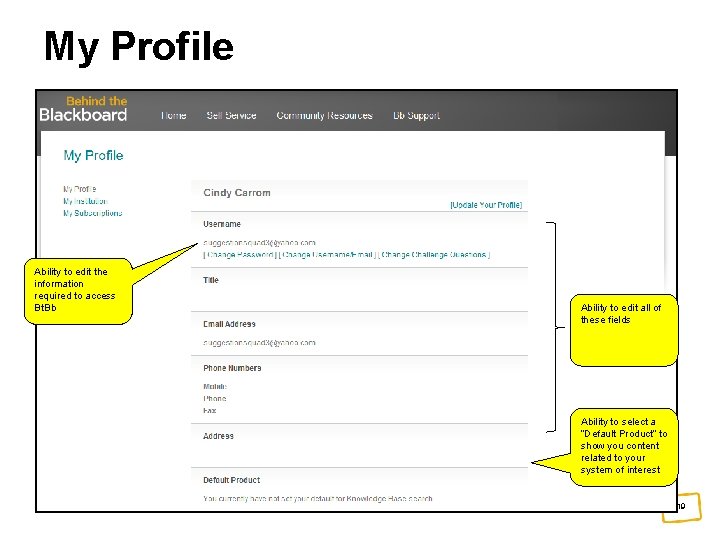 Overview of New Behind the Blackboard for Blackboard