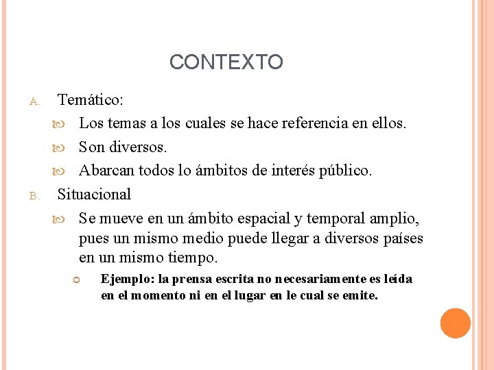 MEDIOS MASIVOS DE COMUNICACIN LOS FACTORES DE LA