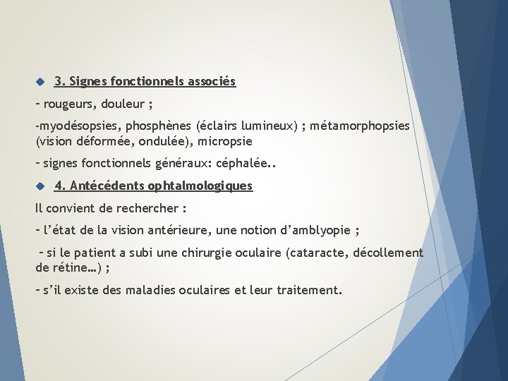 CONDUITE A TENIR DEVANT UNE BAISSE DE LACUITE
