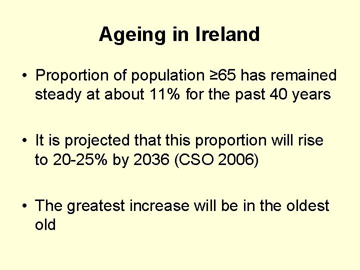 TILDA The Irish Longitudinal Study on Ageing Trinity