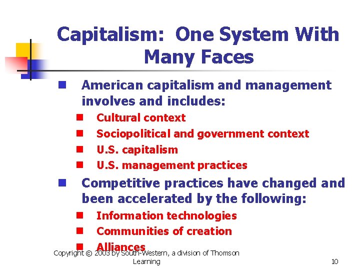 Chapter Seven The Global Environment Stakeholder Management And