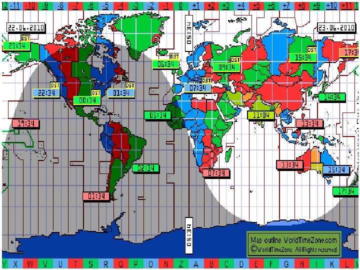 TIME Longitude DAY NIGHT DAY NIGHT Prime Meridian